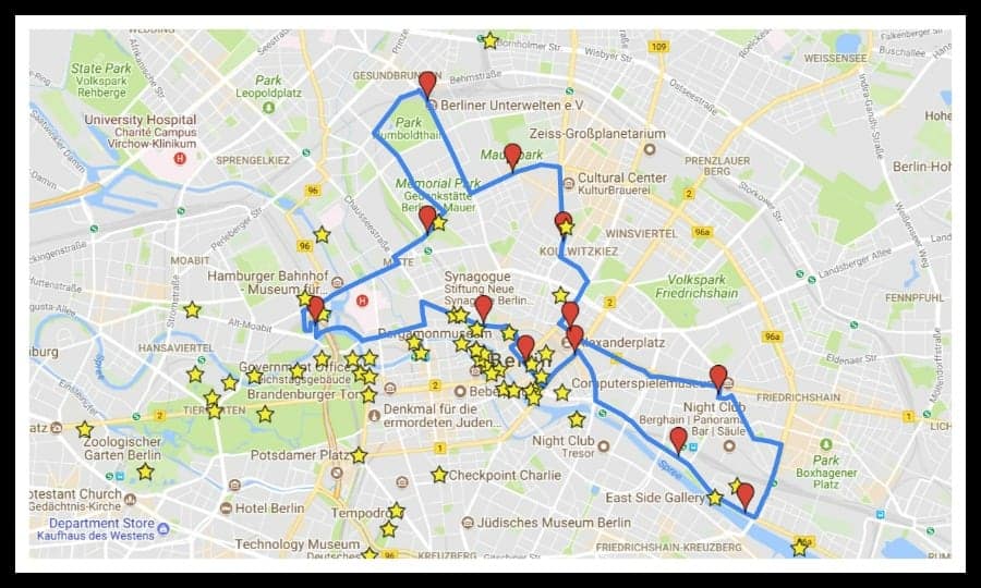 Noreste Transatl ntico Devastar Bus 100 Berlin Route Map Conciliador