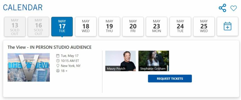 How to Get Tickets to The View | And Other NYC TV Show Tapings