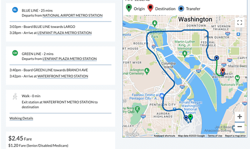 How to Get to and from DCA Reagan National Airport and Downtown DC