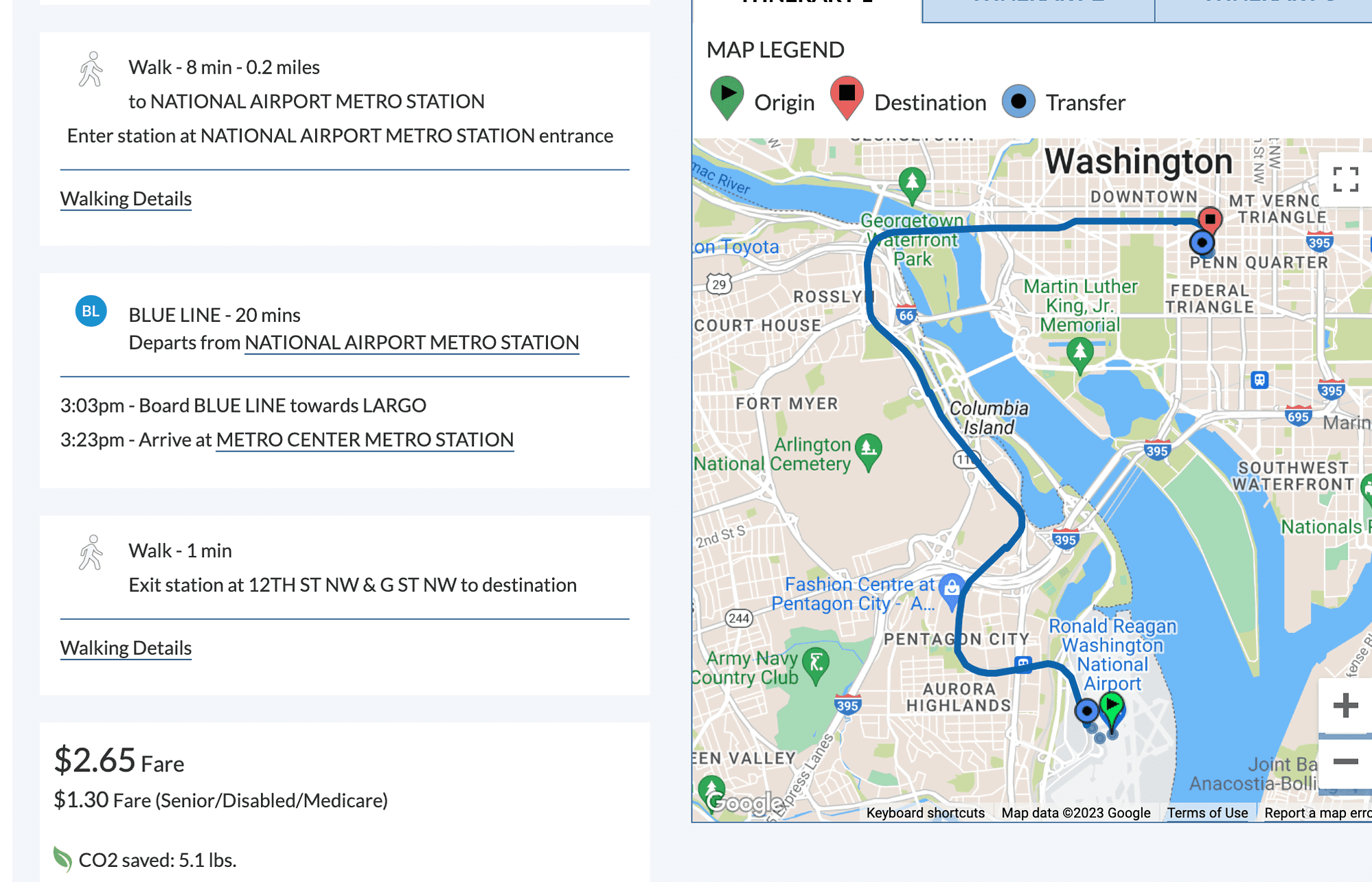 How to Get to and from DCA Reagan National Airport and Downtown DC