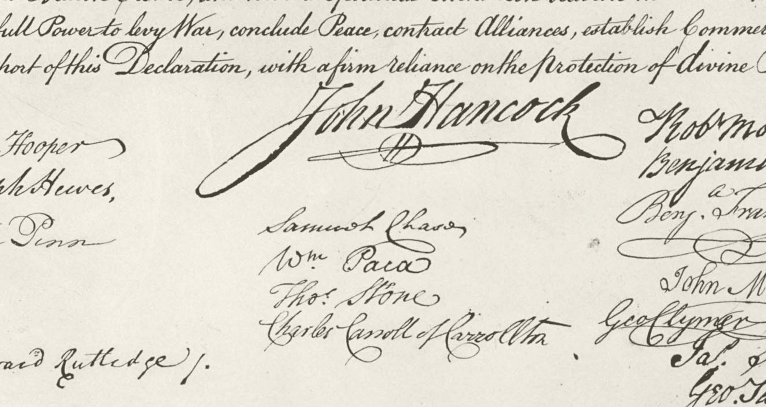 Where to See the Original Declaration of Independence