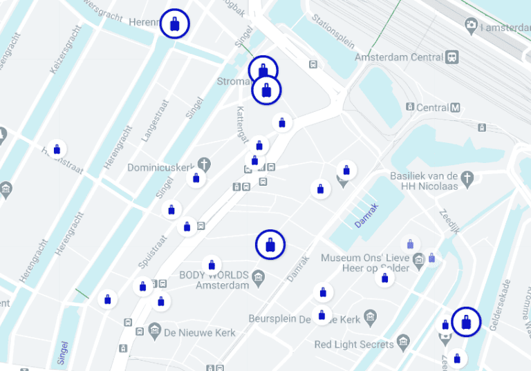 Luggage Storage in Amsterdam | 150+ Places to Store Your Bags | €5/Day