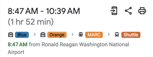 BWI Airport To and From Washington DC Union Station
