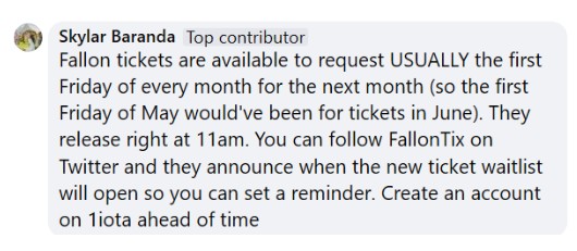 Jimmy Fallon Tickets | How to Get Tonight Show Tickets in 2024